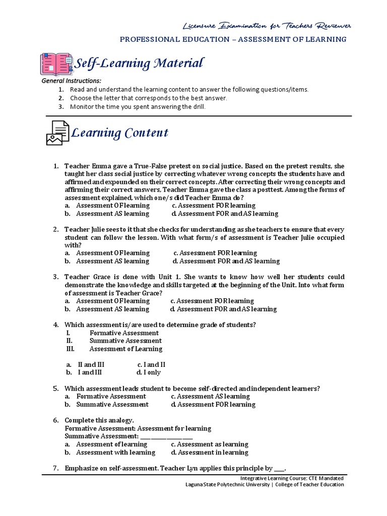 Teacher Assessment Guide | PDF | Educational Assessment | Rubric (Academic)
