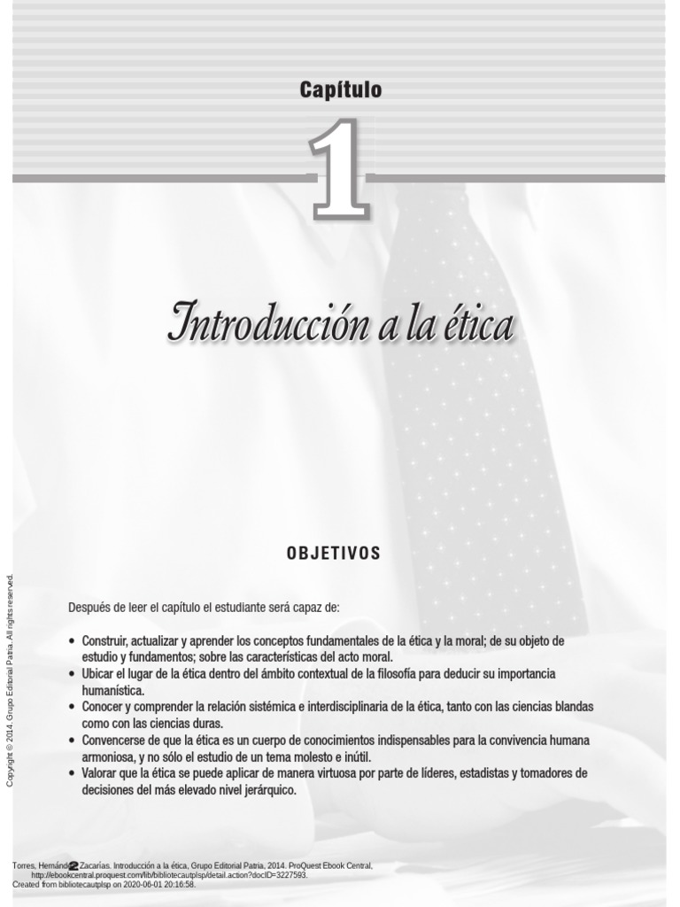 Introducci N A La Tica Cap Tulo 1 Introducci N A La Tica | PDF | Evaluación | Moralidad