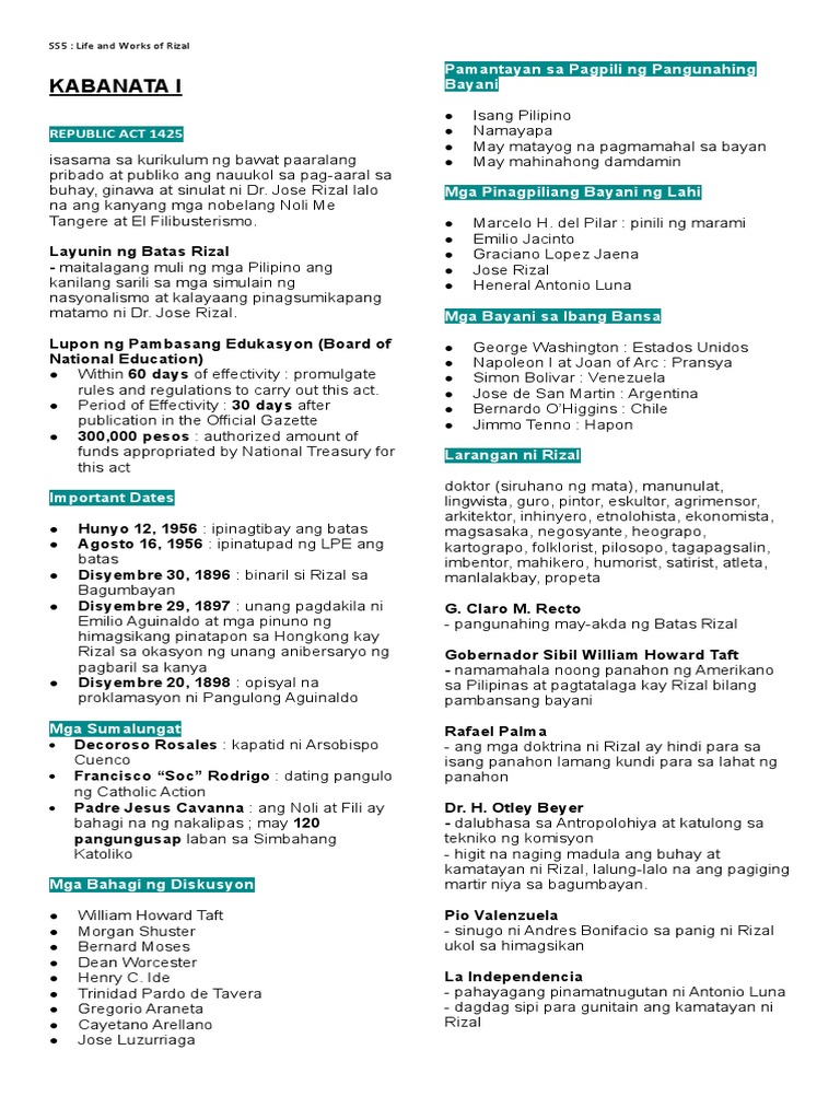 SS5 Reviewer (1-3) | PDF