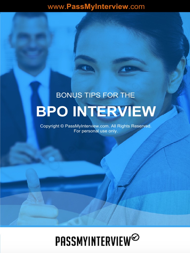 Bpo+Interview+Bonus+Tips Tracked | PDF