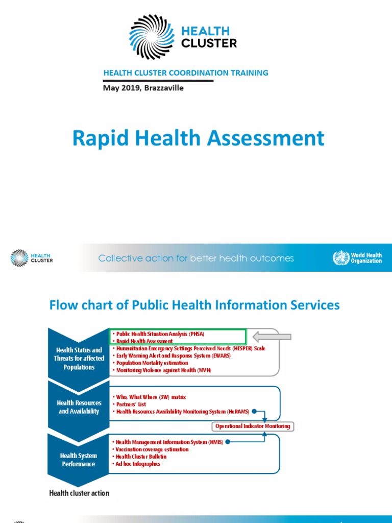 Health Cluster Coordination Training Guide | PDF | Sampling (Statistics ...