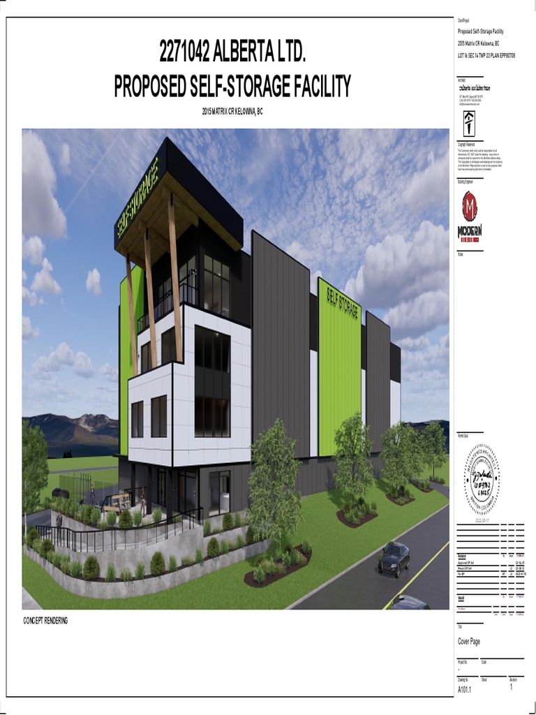 BP Selfstorage 081722 | PDF | Architectural Design | Architecture