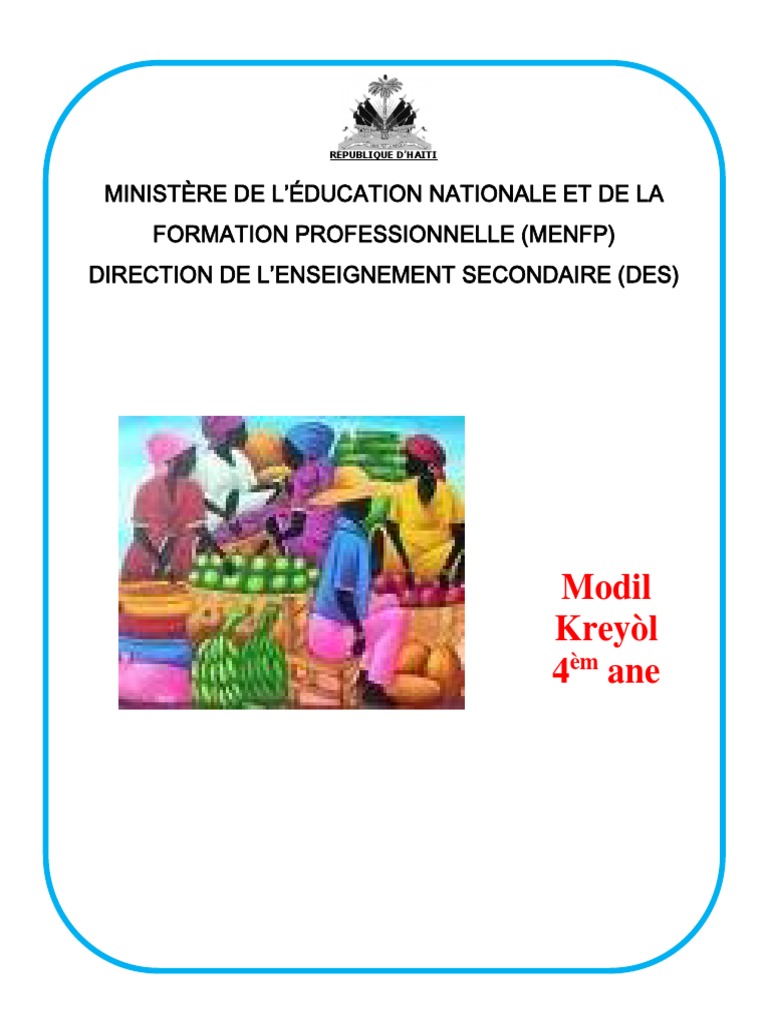 Modil NS4 Kreyòl Nouvo Segondè | PDF