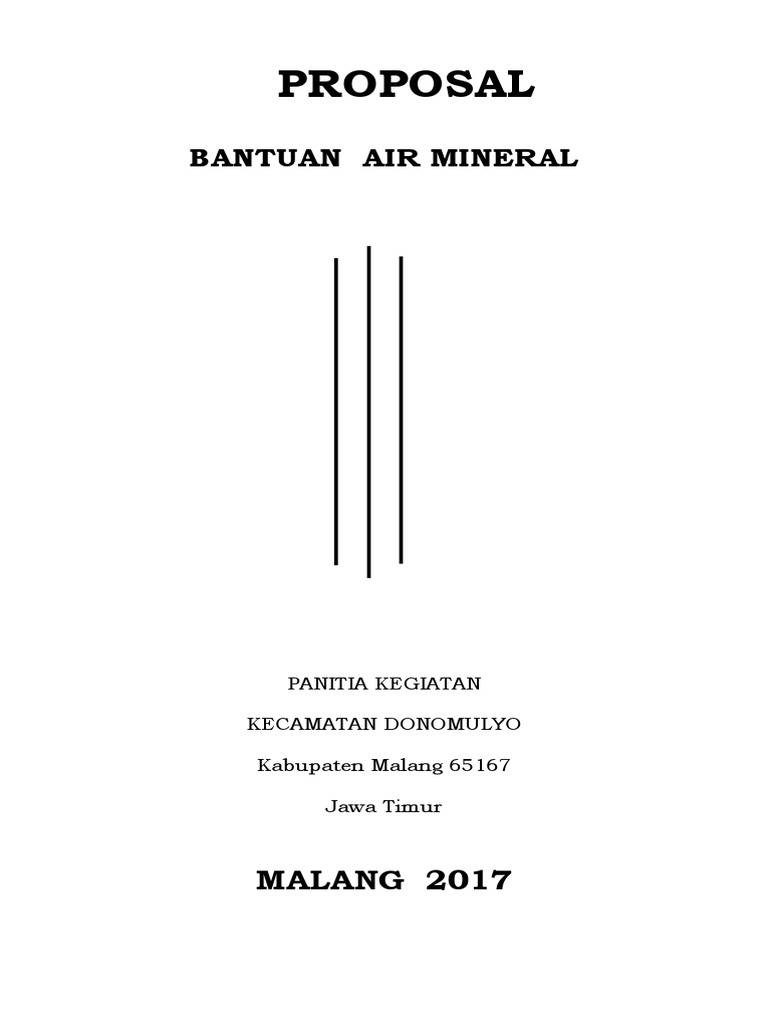 Proposal Air Mineral | PDF