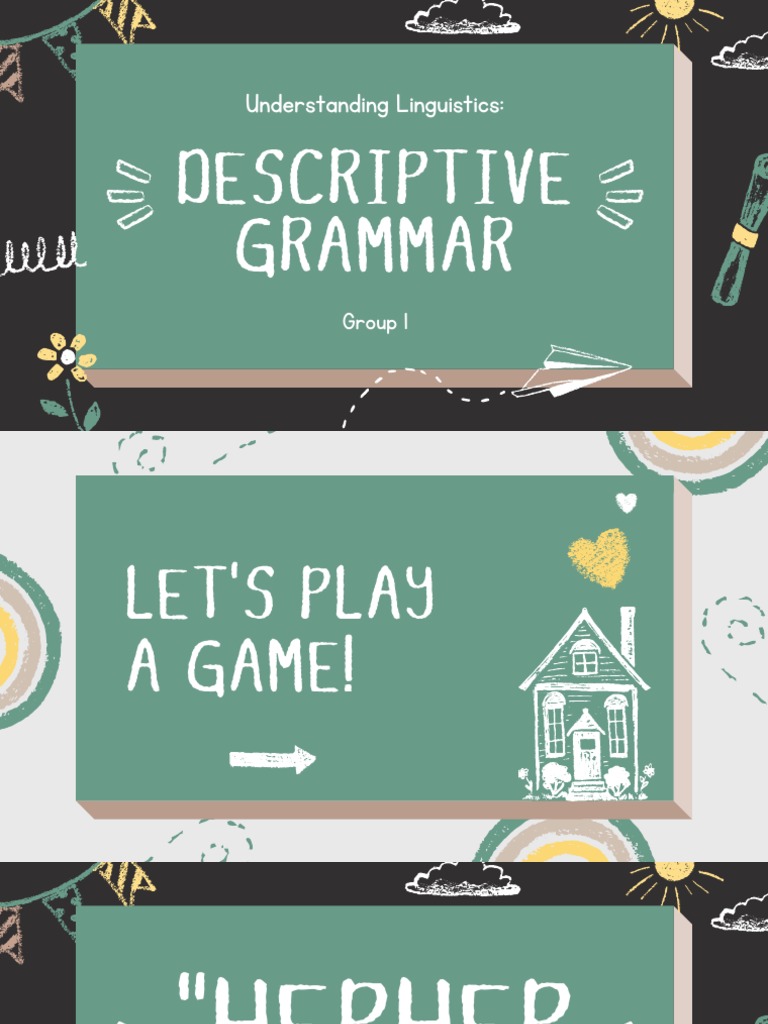 Descriptive Grammar | PDF | Grammar | Linguistics