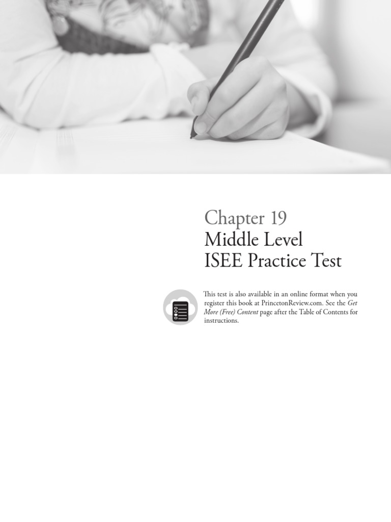 Middle Level ISEE Practice Test | PDF | Bison | American Bison