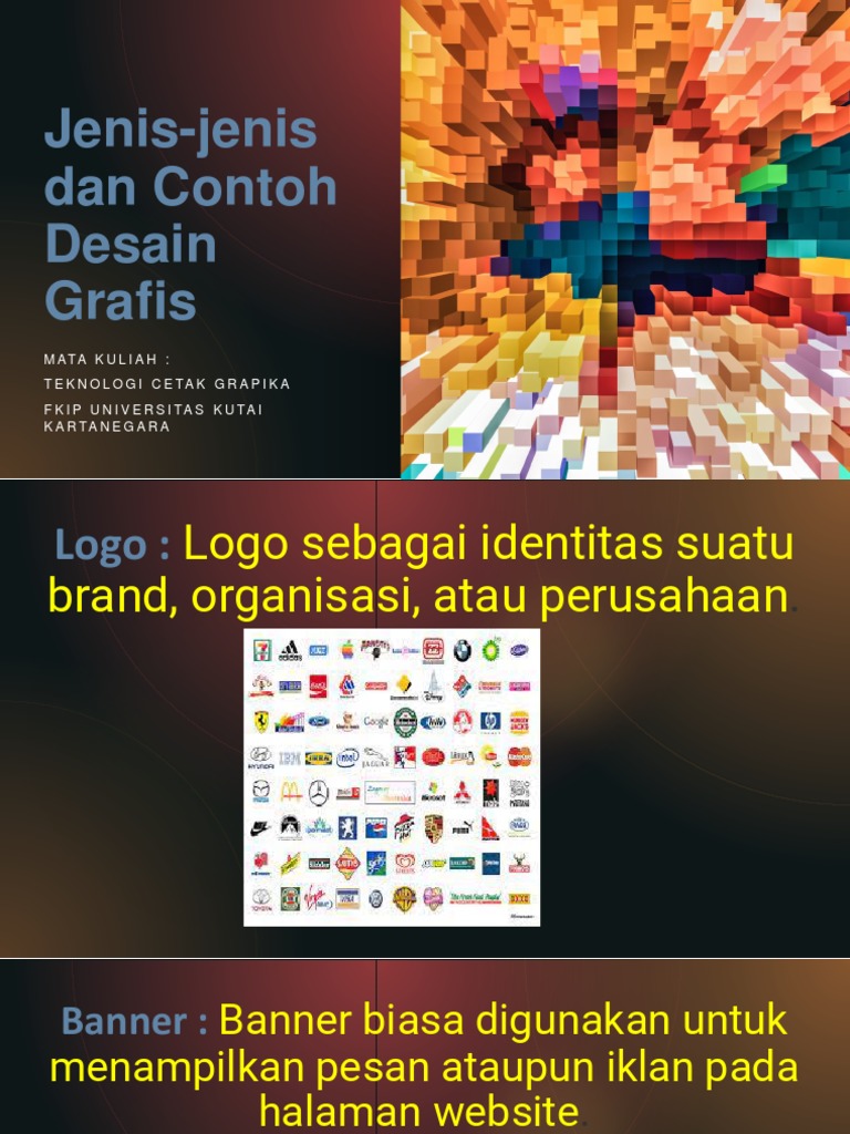 Jenis-Jenis Dan Contoh Desain Grafis | PDF | Seni