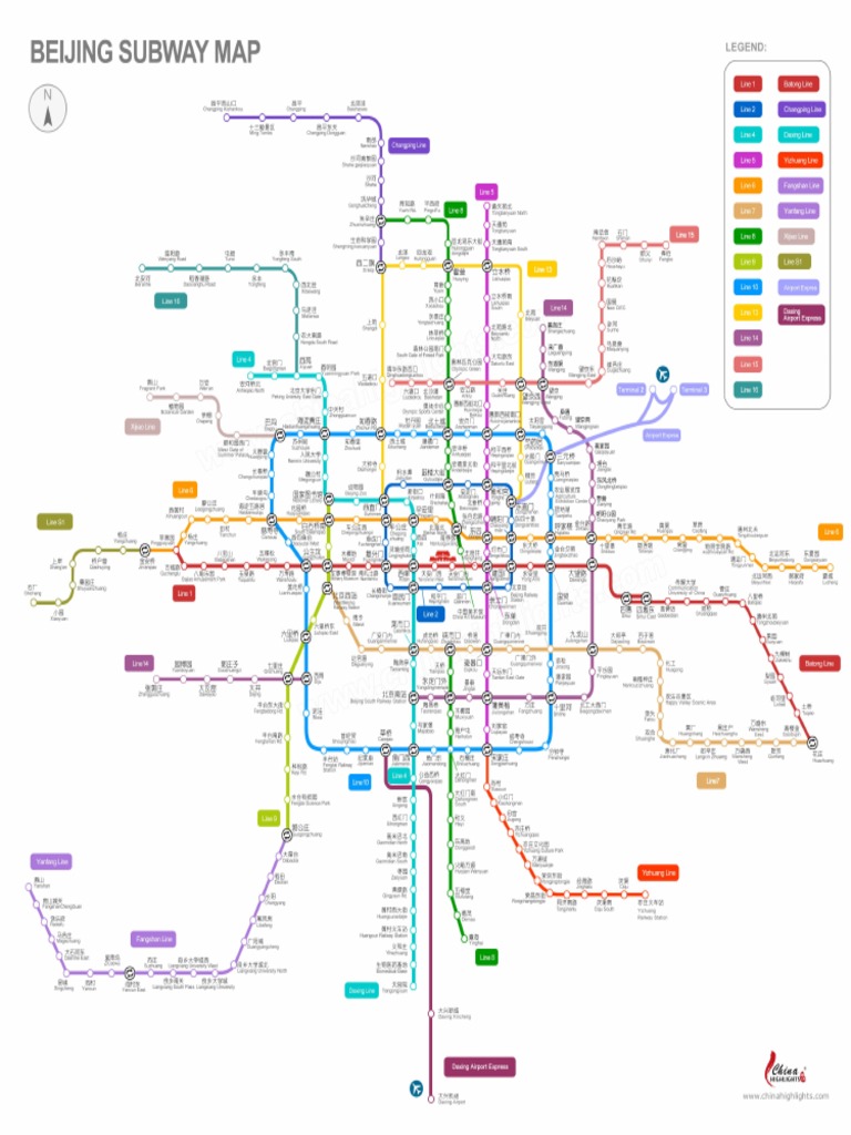 Beijing Subway Map | PDF
