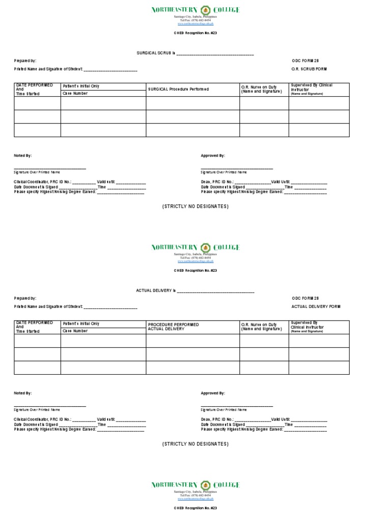 PRC-Cases Form 02 | PDF | Nursing | Medical Specialties
