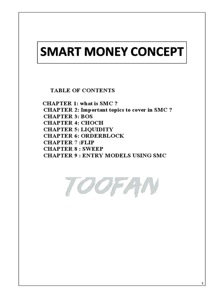 Toofan SMC Entry MODELS | PDF | Market Liquidity | Microeconomics