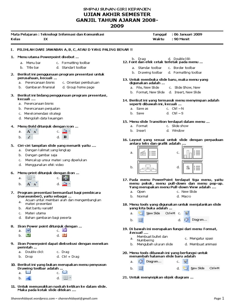 Soal Power Point | PDF