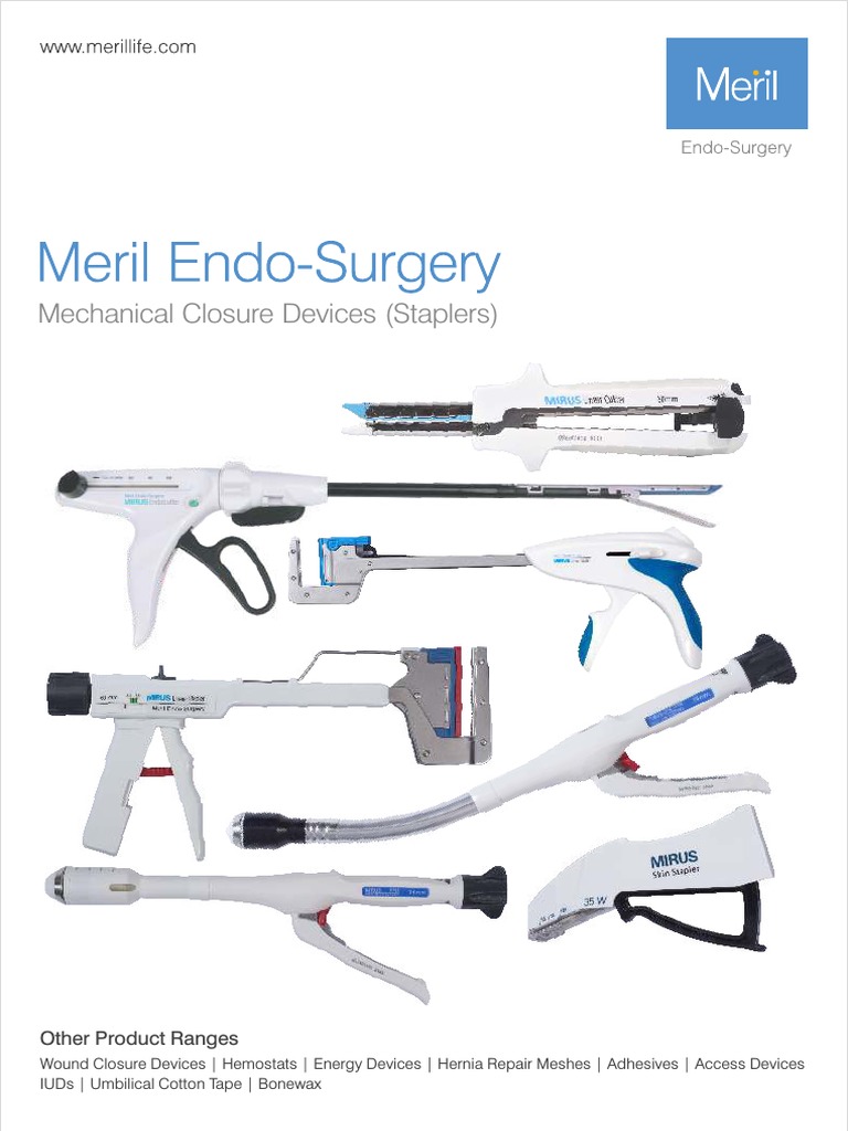 Mechanical Closure Devices Guide | PDF | Surgery | Equipment
