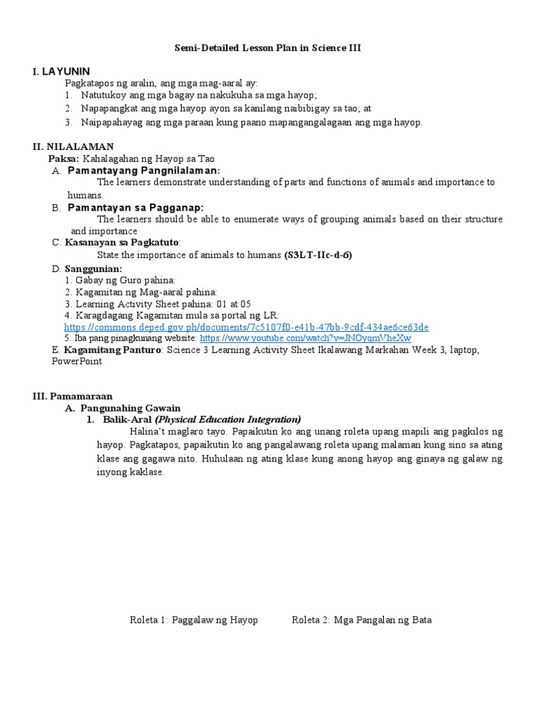 Lesson Plan COT 2021 2022 Raquel Datu | PDF