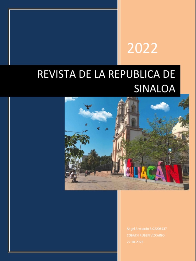 Revista de La Repubica de Sinaloa | PDF | México | Sonora