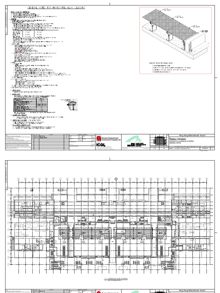 Revised Horizontal Aluminium Cladding Shop Drawing | PDF ...