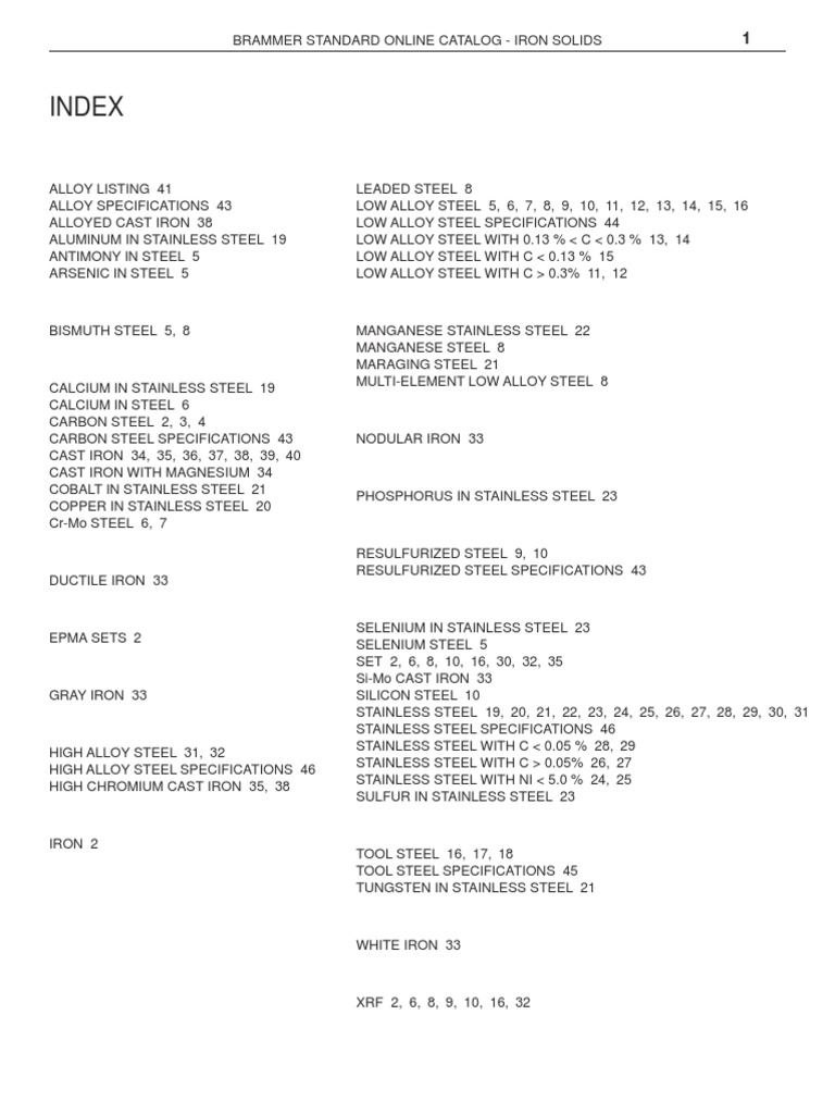Metal Solid Iron | PDF | Alloy | Steel