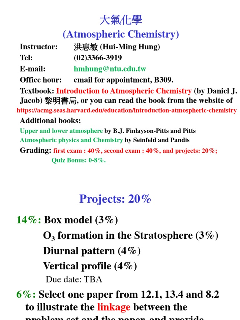 1 Introduction Lecture 2022 | PDF | Atmosphere Of Earth | Humidity