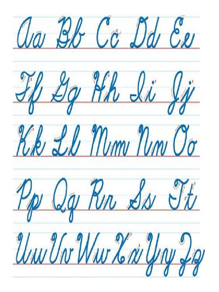 Letra Manuscrita | PDF