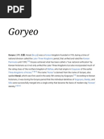 Family Tree of The Goryeo Royal Family | PDF | Korea | Heads Of State