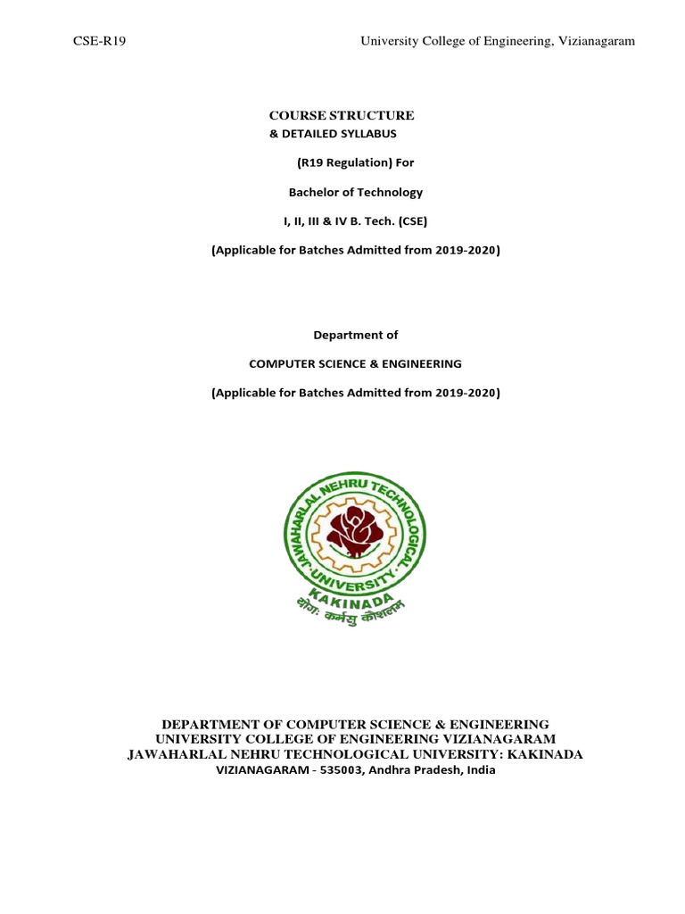 r19 Cse Syllabus Updated | PDF | Magnetic Field | Optics