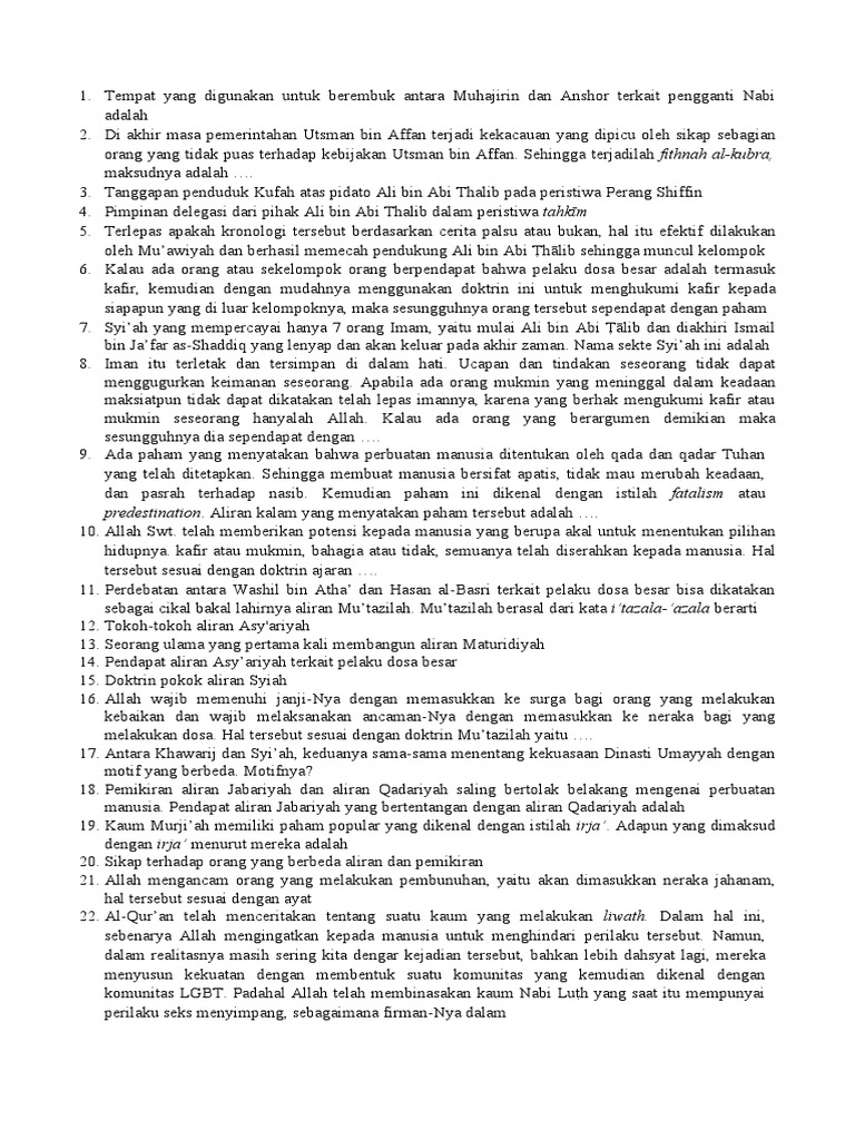 Strategi Mu'awiyah Memecah Pendukung Ali | PDF