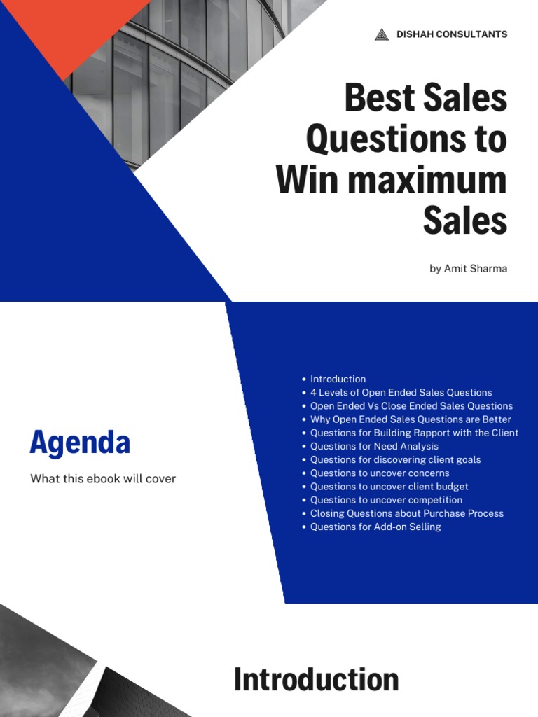 Best Sales Questions | PDF | Sales | Customer Best Sales Questions | PDF | Sales | Customer
