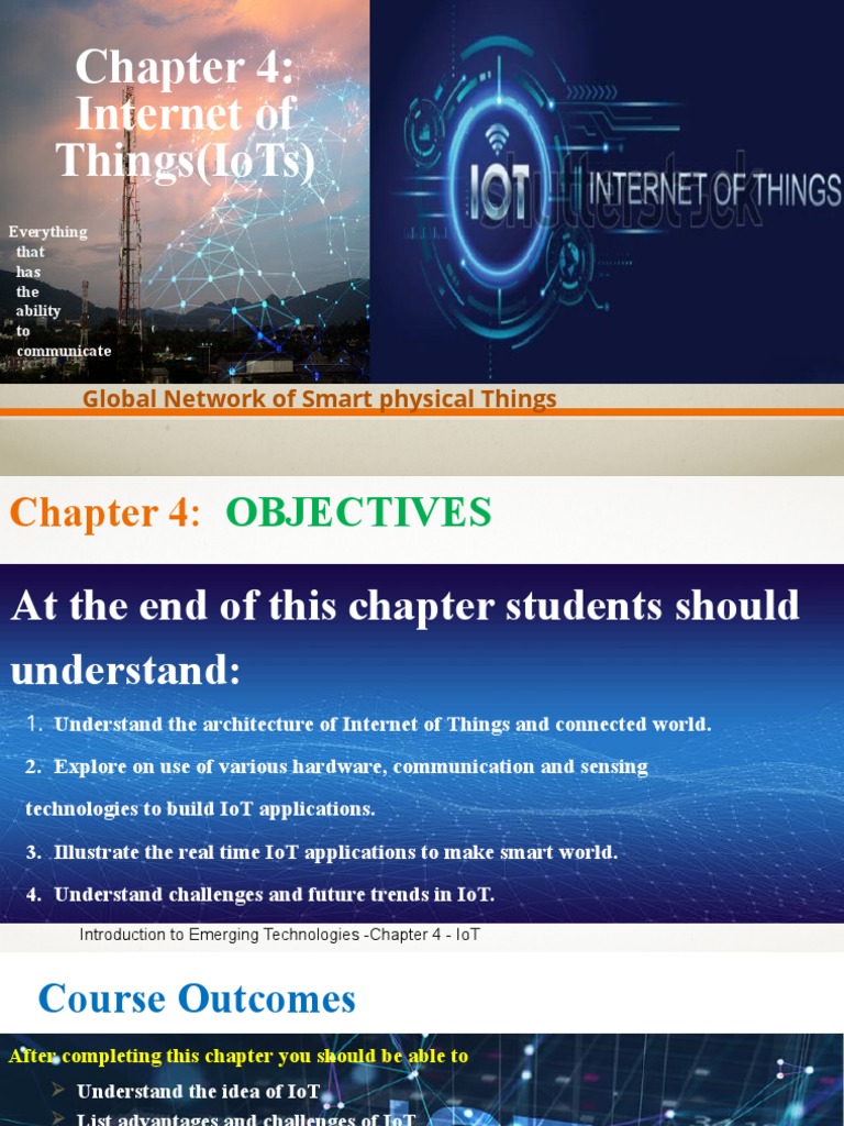 Chapter 4 - IOT-modified | PDF | Internet Of Things | Computer Network
