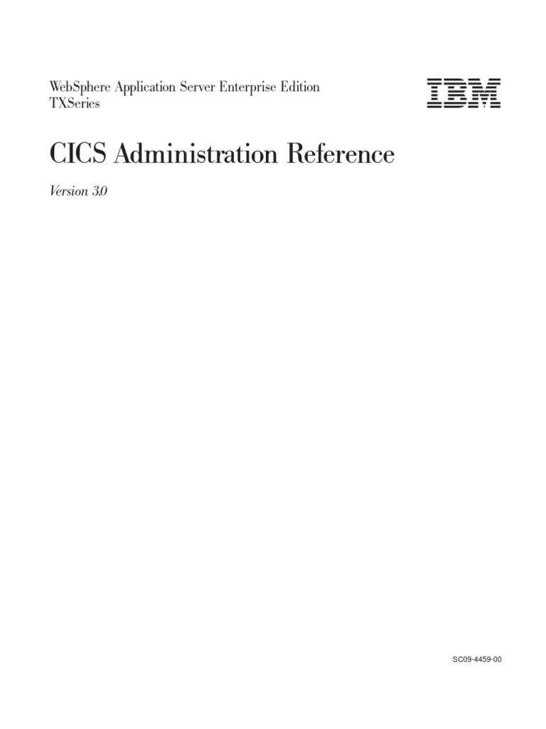 CICS Administration Reference | PDF | Port (Computer Networking) | Transmission Control Protocol
