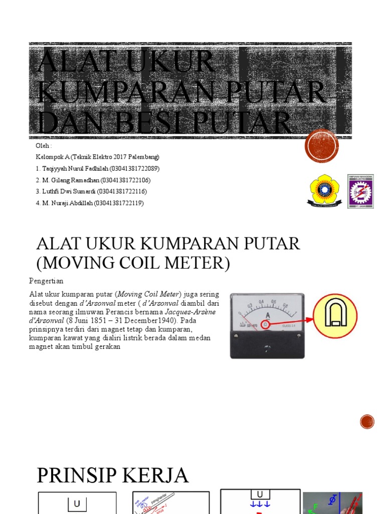 BEST - Alat Ukur Kumparan Putar Dan Besi Putar | PDF