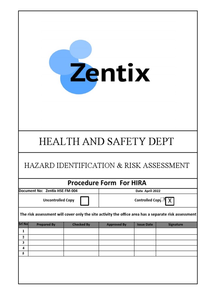 Hazard Identification Risk Assessment | PDF | Risk | Risk Assessment