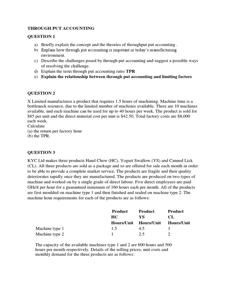Man Tpar | PDF | Cost | Profit (Economics)