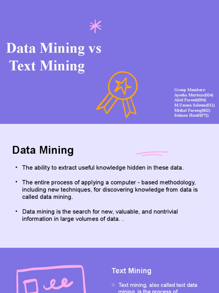 Data Mining Vs Text Mining | PDF