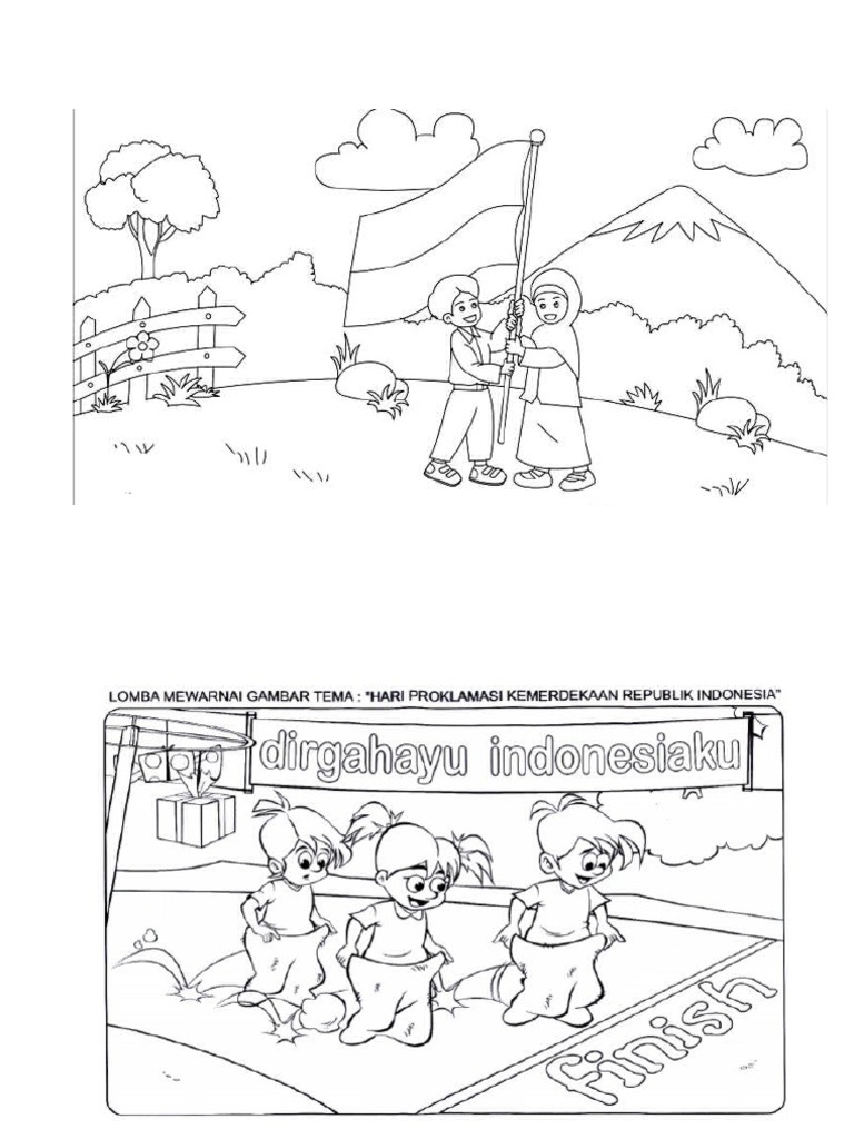 contoh mewarnai gambar | PDF