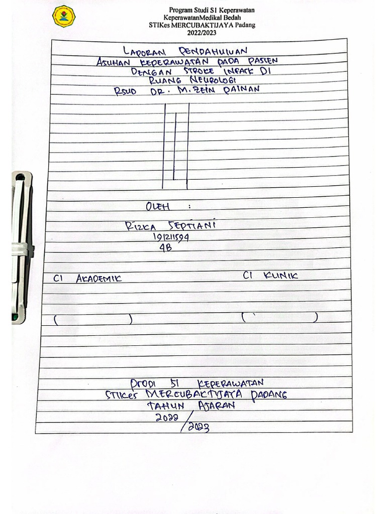 LP Neuro Stroke Infark | PDF