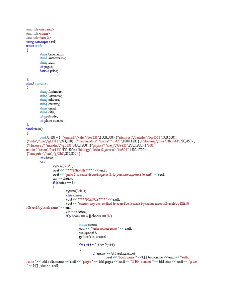 Book Structure | PDF | Computing | Computer Programming