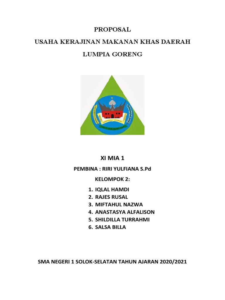 Proposal Pkwu Kelompok 2 | PDF