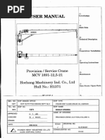 Manual Davit Crane | PDF | Pipe (Fluid Conveyance) | Pump