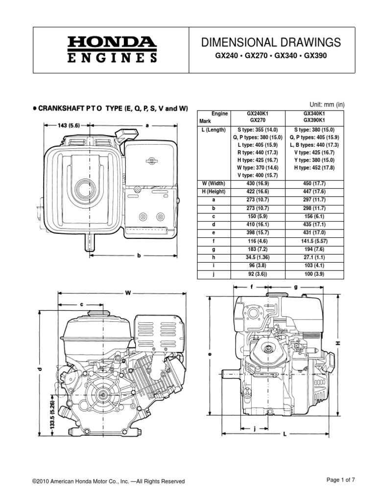 gx240 gx270 gx340 gx390 - DWG | PDF | Screw | Vehicle Technology