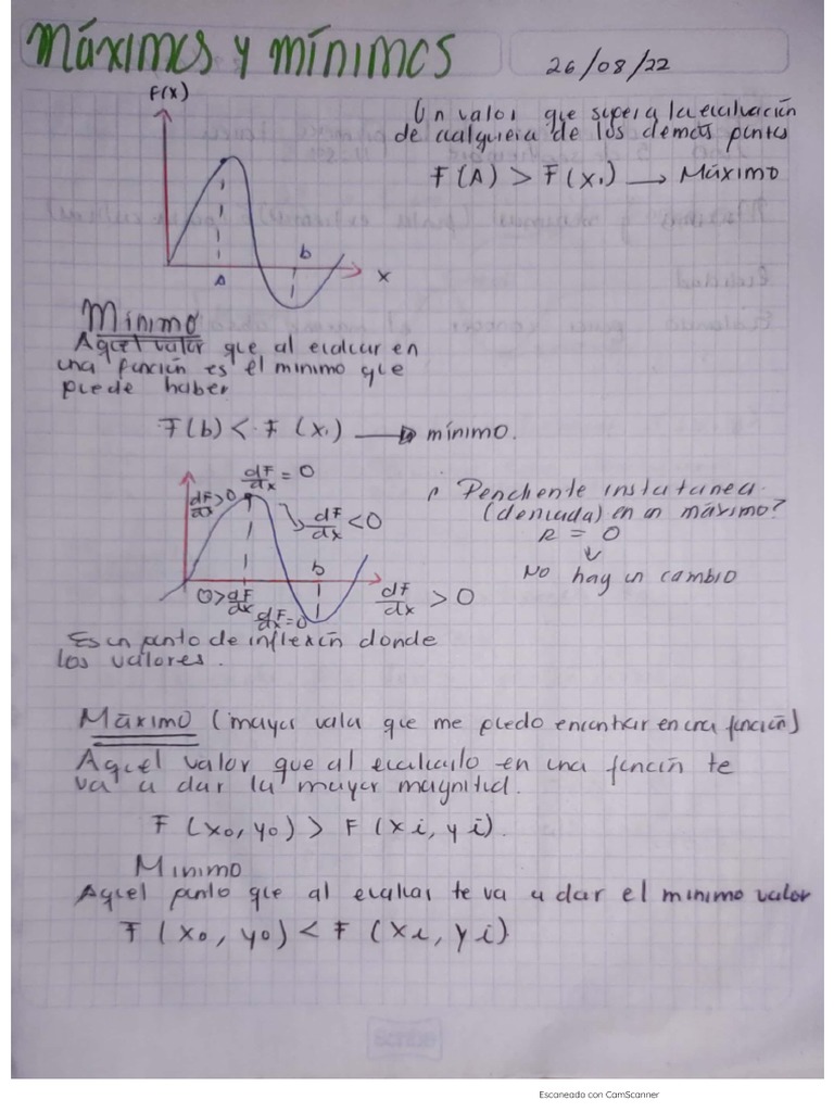 Notas Max&Min Dfe 36 | PDF