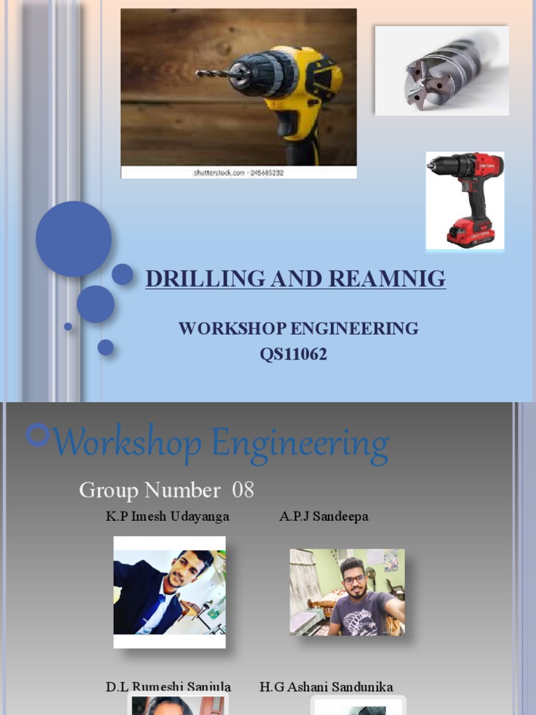 Drilling and Reaming | PDF | Drill | Drilling