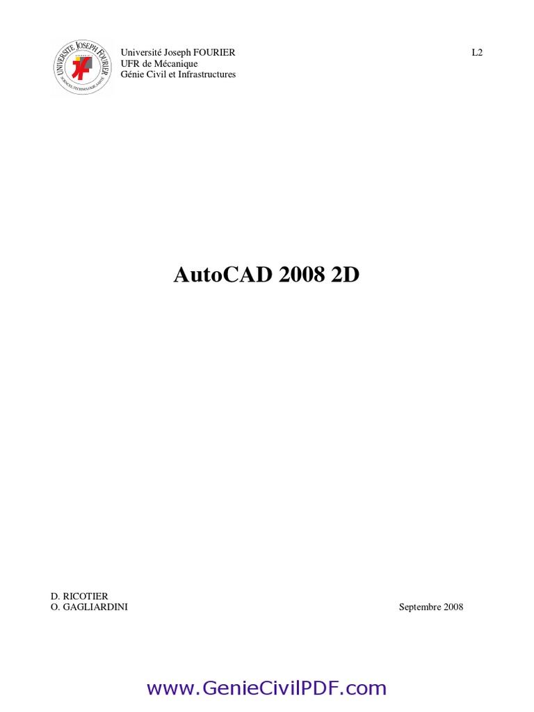 Poly AutoCAD 2D 2008 | PDF | Cercle | Polygone