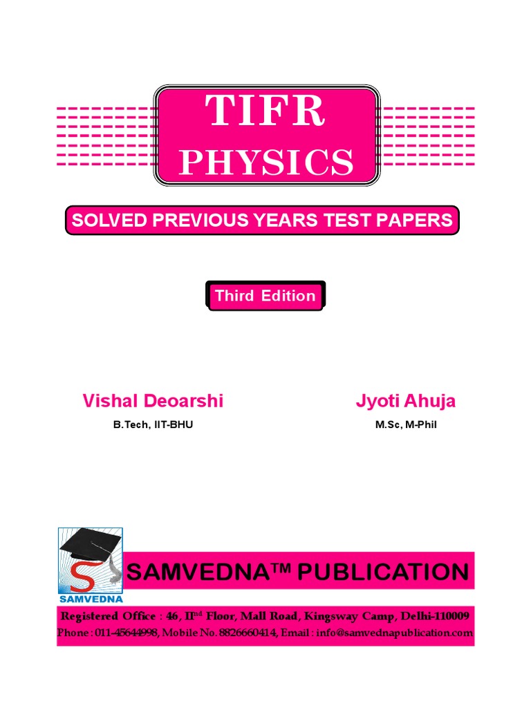 Tifr 2018 2020 | PDF | Electronvolt | Gases