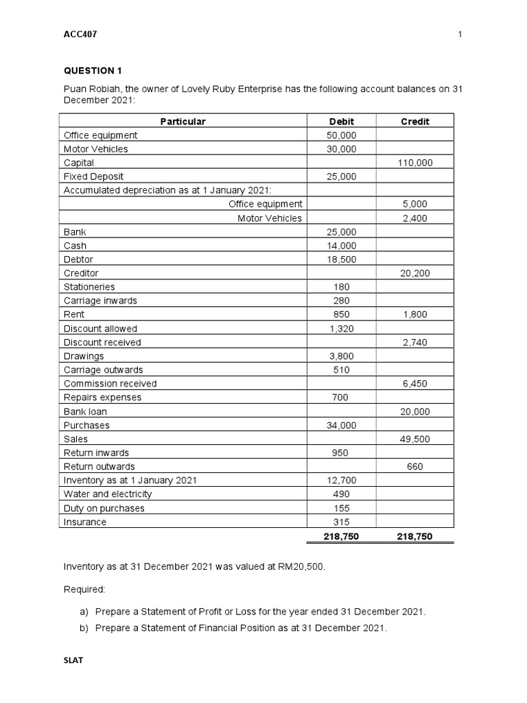 Additional Tutorial Basic SOPL and SOFP (MID-TERM BREAK HOMEWORKS ...