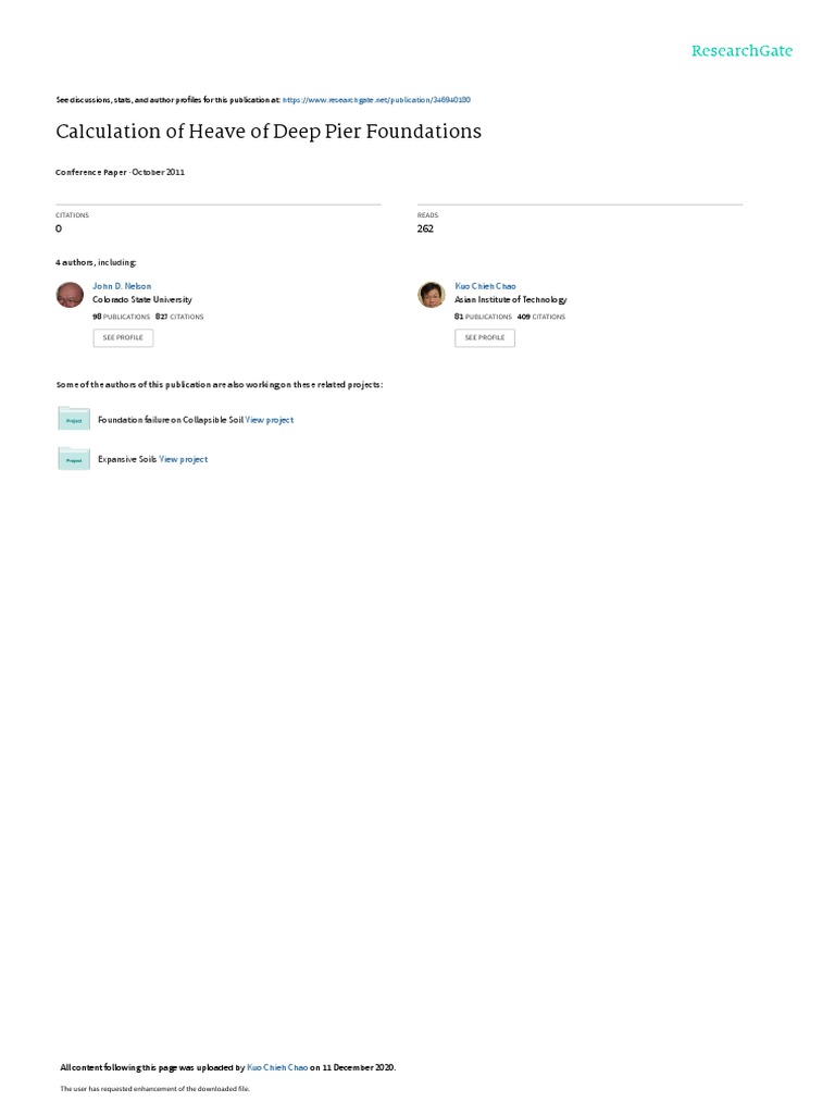 Pier Design Paper Offical | PDF | Porosity | Deep Foundation