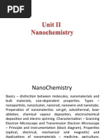 Nano Chemistry Notes - B. E I Year-1 | PDF | Nanomaterials | Nanotechnology