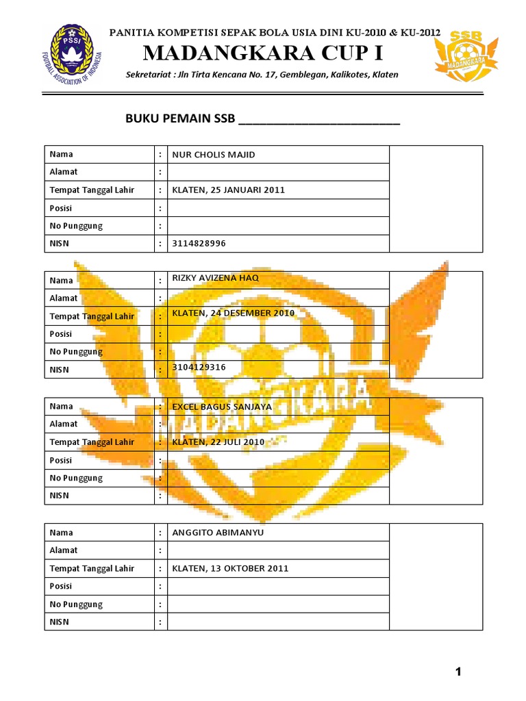Madangkara Buku Pemain | PDF