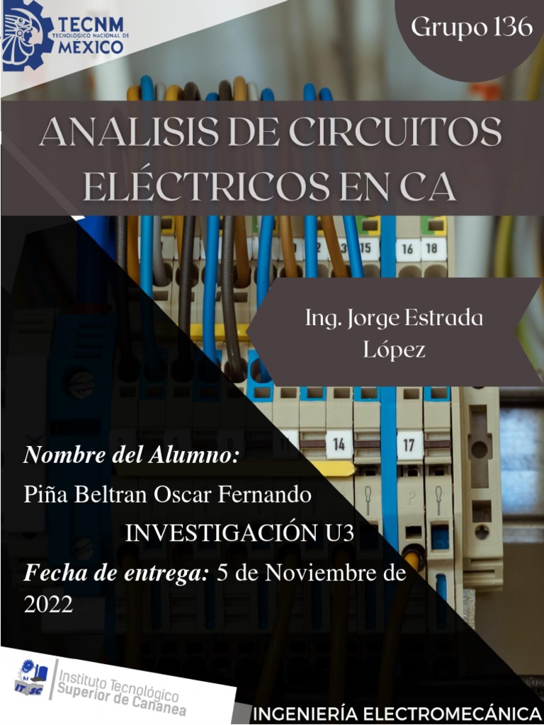 I1 U3 Piña Oscar | PDF | Energia electrica | Inductor