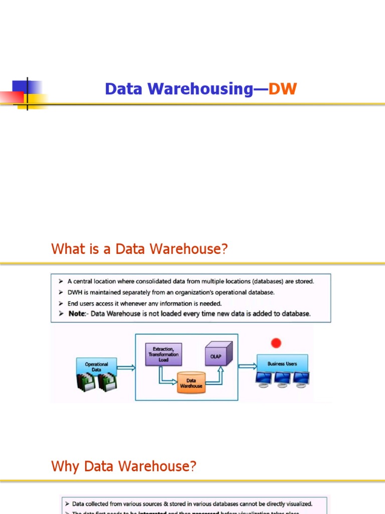 Turban Ch02 DataWarehouse Short | PDF | Data Warehouse | Microsoft Sql Server