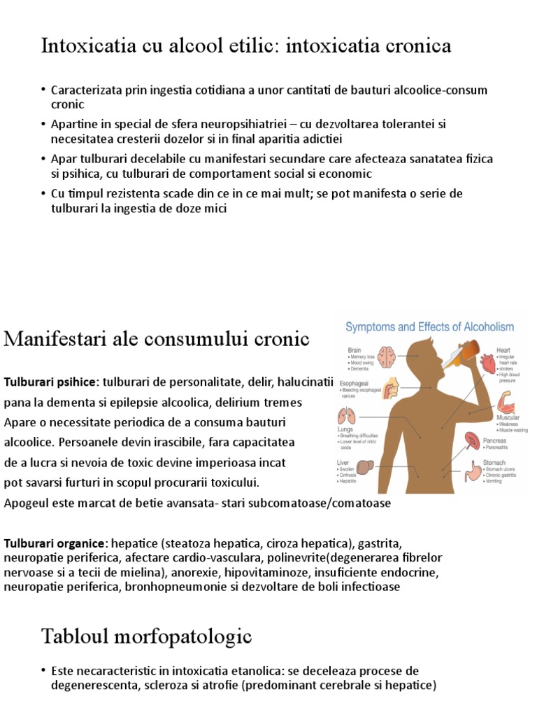 Intoxicatia Cronica Alcool | PDF