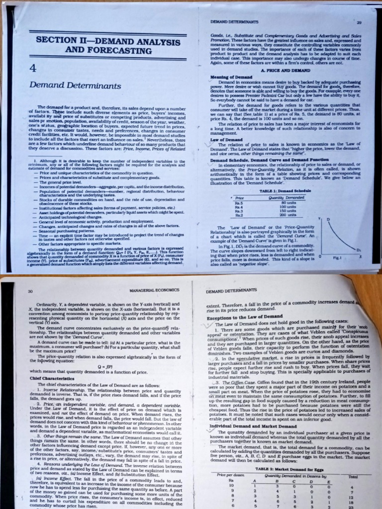 Demand Analysis and Forecasting | PDF
